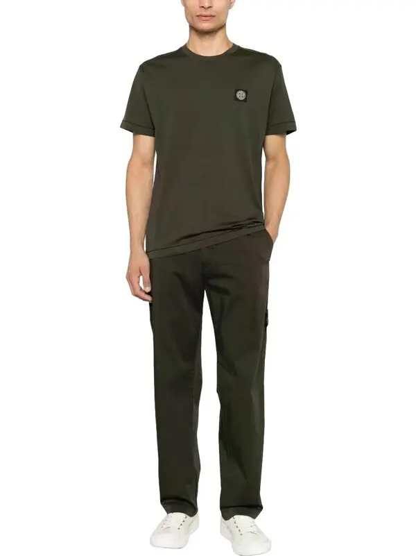Stone Island Logo-patch Short-sleeve T-shirt - Green