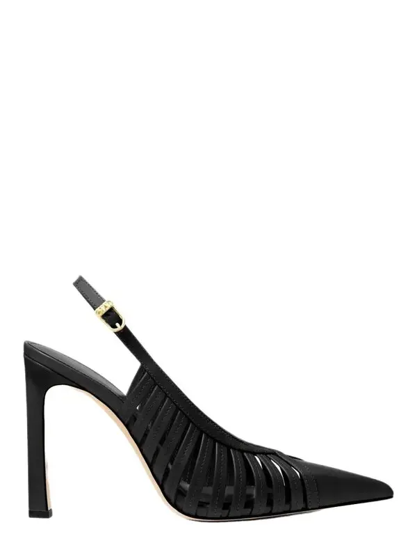 Michael Kors Adriana Cage-detail Slingback Pumps - Black