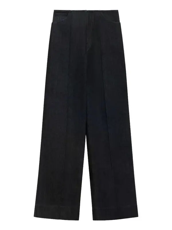Marni Raw Unwashed Vertical Stitch Jeans - Blue