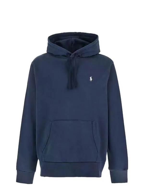 Polo Ralph Lauren Pony-embroidery Drawstring Hoodie - Blue