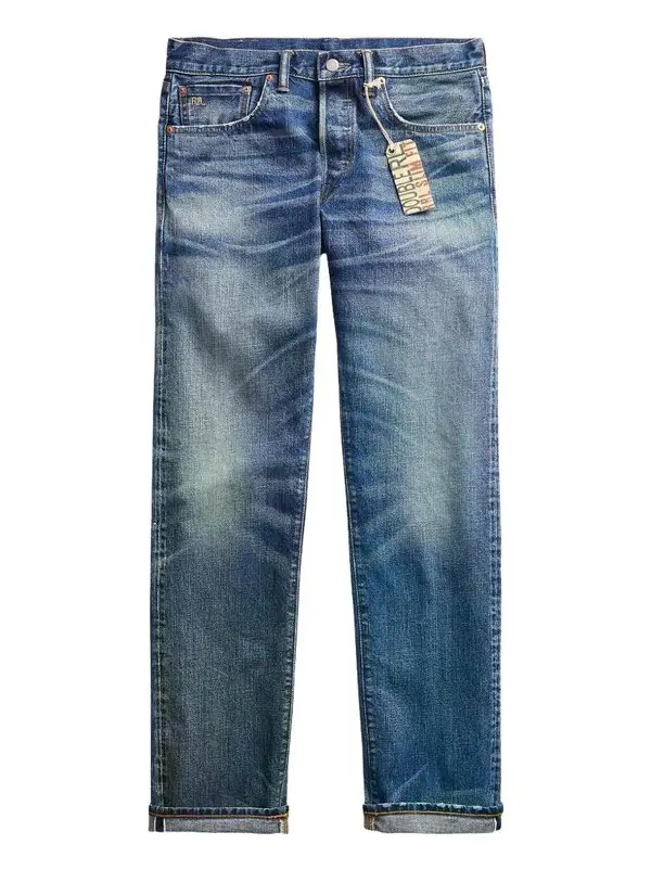 Ralph Lauren Slim-fit Faded Jeans - Blue