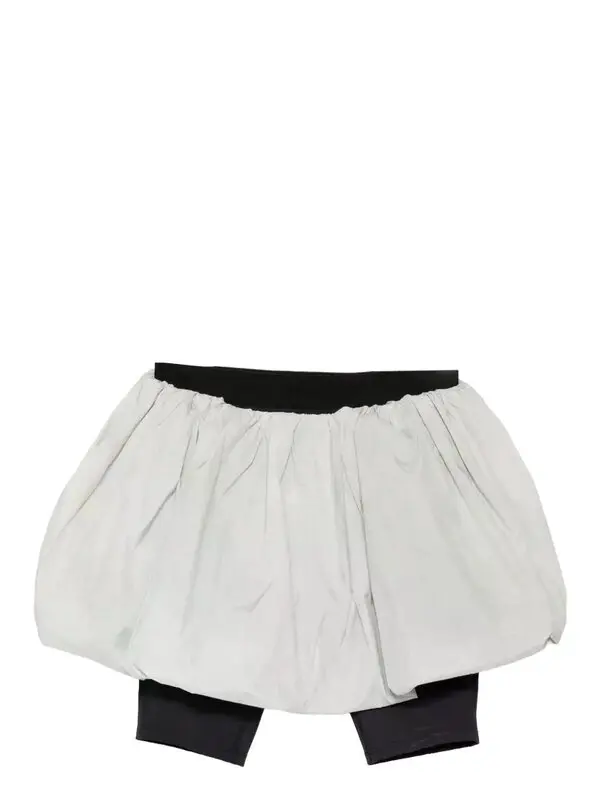 JUUN.J Gathered Balloon-hem Skirt - Grey
