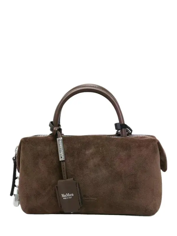 Max Mara Suede Leather Mini Bag - Brown