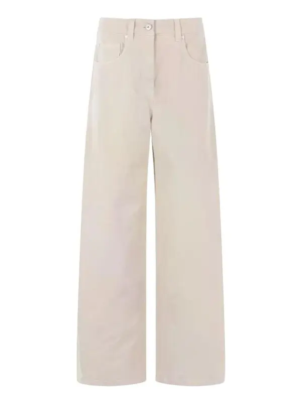 Brunello Cucinelli Straight Leg Jeans - Neutrals