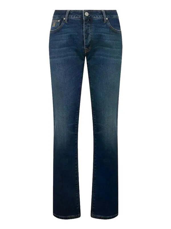 MOORER Five-pocket Jeans - Blue