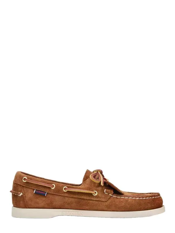 SEBAGO Portland Artisan Suede Boat Shoes - Brown