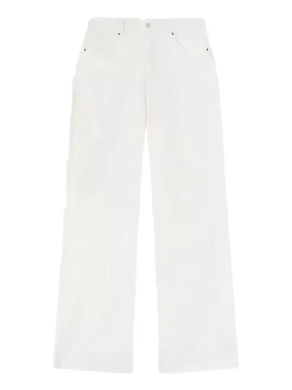 RETORI Retro Gabardine Straight-leg Trousers - Neutrals