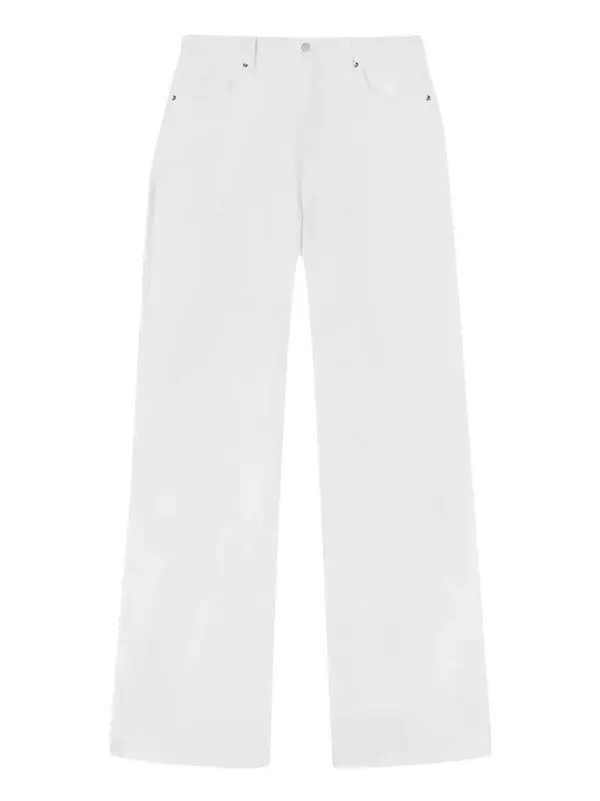 RETORI Retro Gabardine Straight-leg Trousers - Neutrals
