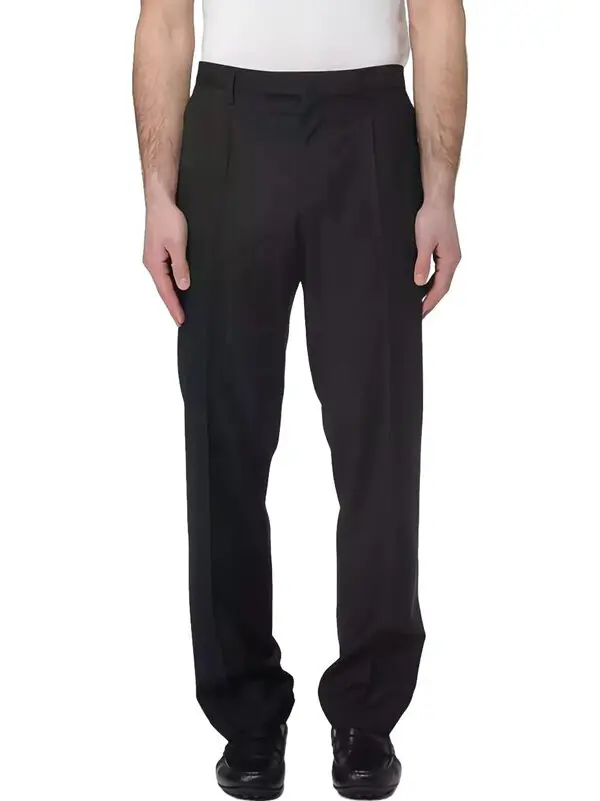 BRIGLIA 1949 Tailored Wool Trousers - Black