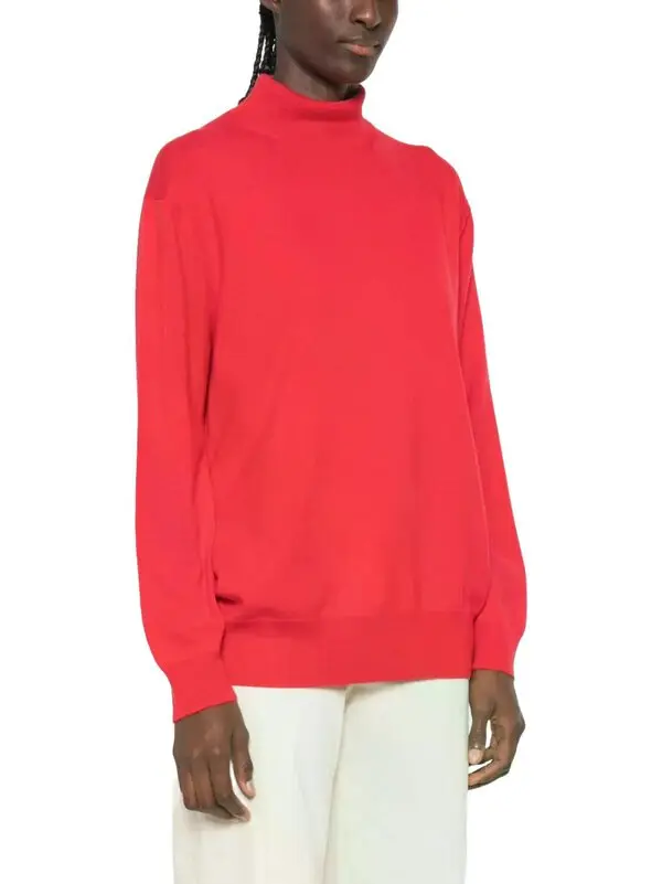 Malo High-neck Sweater - Red