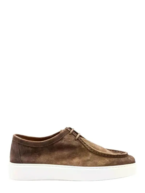 DOUCAL'S Leather Sneakers - Brown