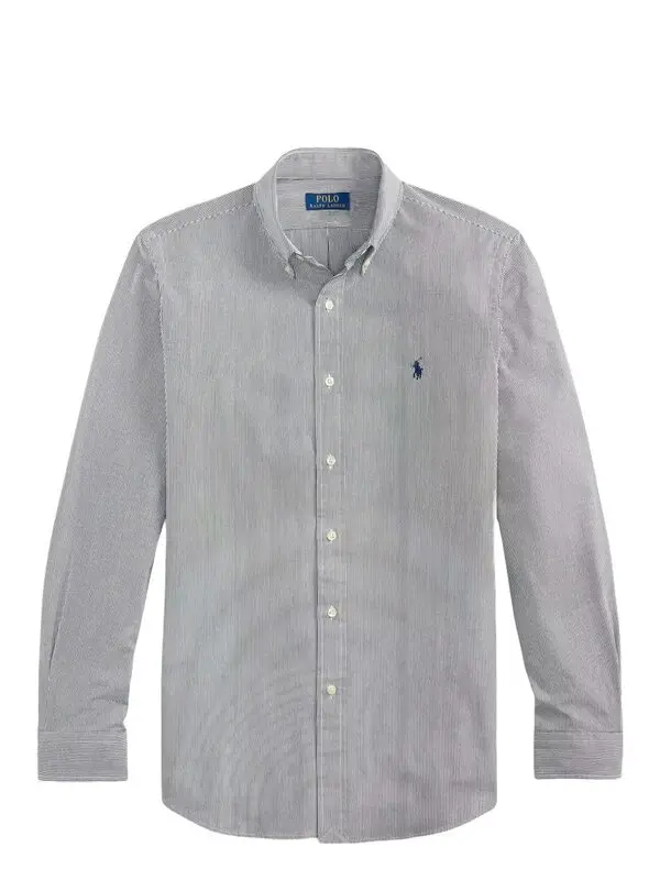 Polo Ralph Lauren Striped Long-sleeve Shirt - White