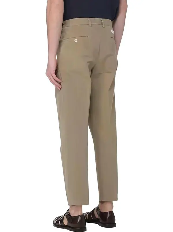 BRIGLIA 1949 Pleated Chino Trousers - Neutrals