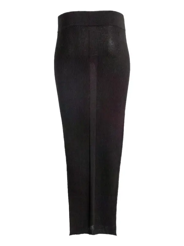 Rick Owens High-waist Maxi Skirt - Black