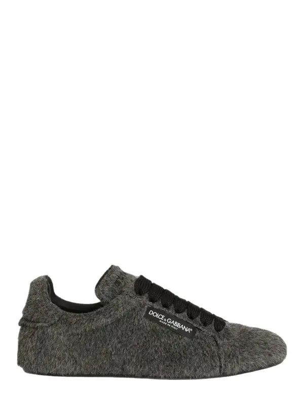 Dolce & Gabbana Alpaca Soft Sneakers - Grey