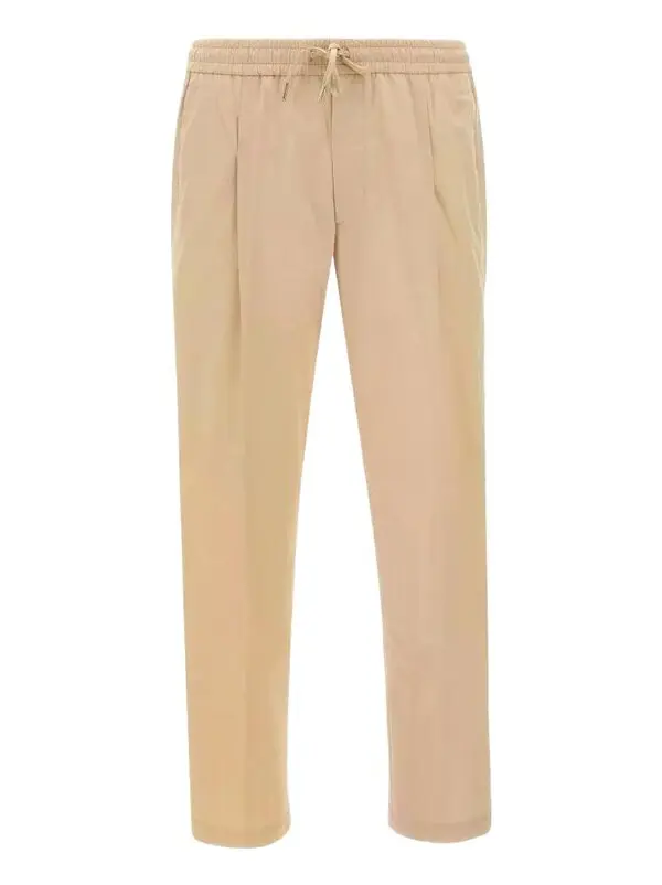 BRIGLIA 1949 Pleated Design Trousers - Neutrals