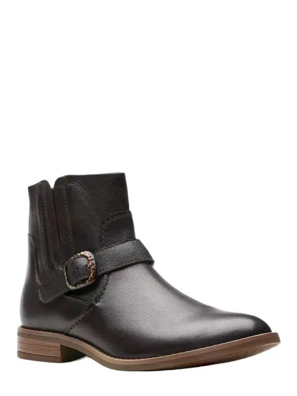 Clarks Camzin Loop Buckle Boots - Brown