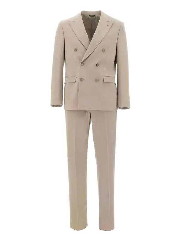 MANUEL RITZ Double-breasted Suit - Neutrals