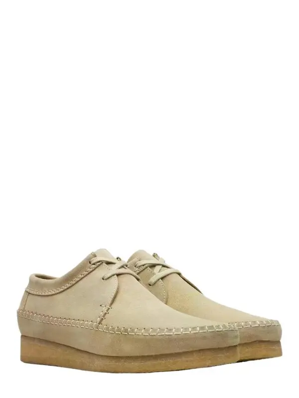 Clarks Suede Lace-up Derby Shoes - Neutrals