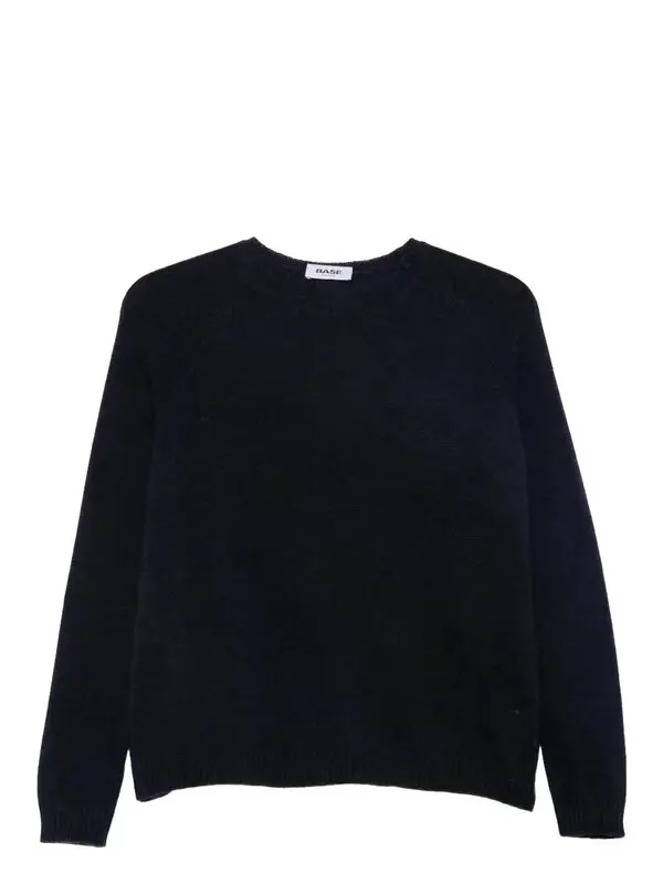BASE Round Neck Sweater - Blue