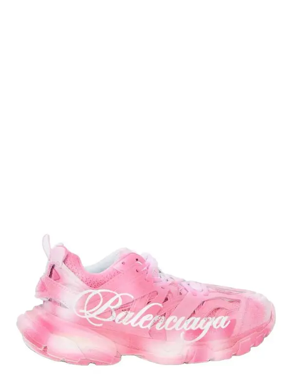 Balenciaga Track Logo-print Sneakers - Pink