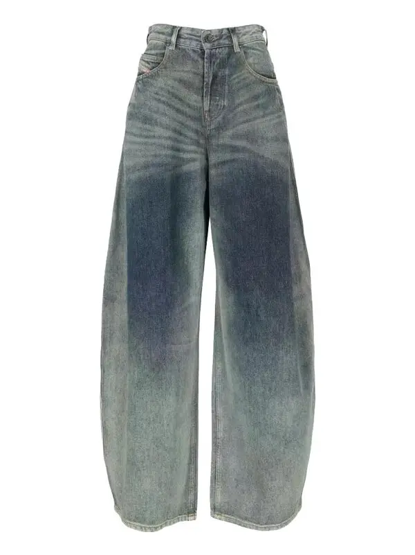 DIESEL® D-khelz-s Faded-effect Jeans - Blue