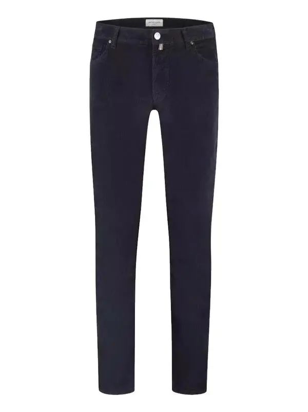 Jacob Cohen Corduroy Slim-fit Trousers - Blue