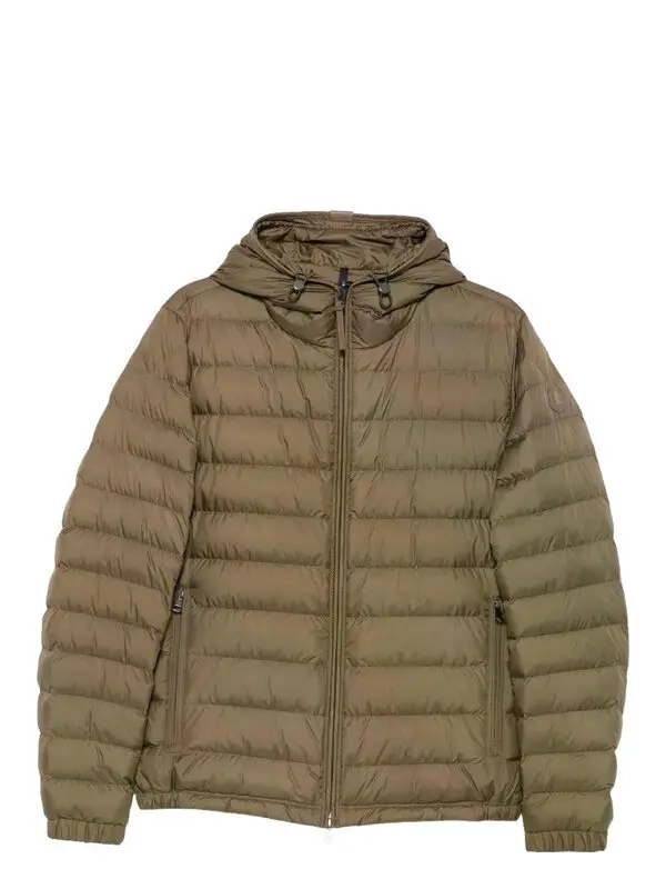 Moncler Quilted Hooded Down Jacket - Green