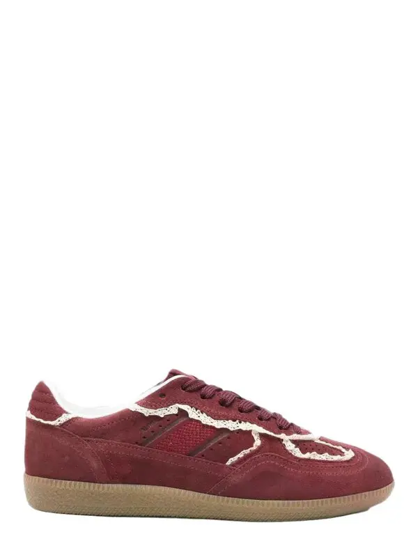 ALOHAS Crochet Trim Sneakers - Red