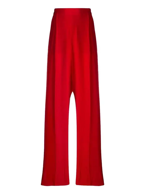 Stella McCartney High-waisted Wide-leg Trousers - Red