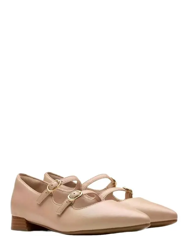 Clarks Buckled Strap Pumps - Neutrals