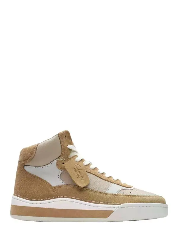 Clarks Craft Court Panelled Sneakers - Neutrals
