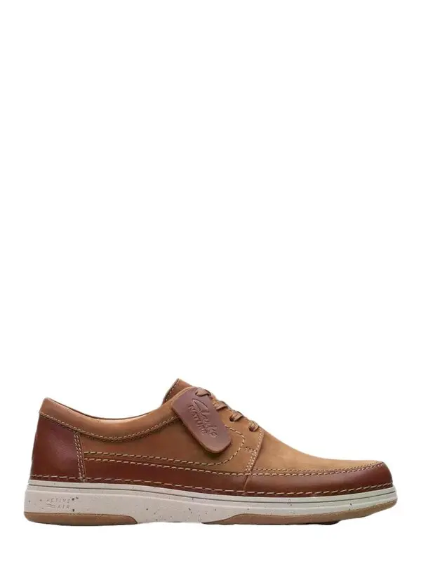 Clarks Nature 5 Lo Leather Derby Shoes - Brown
