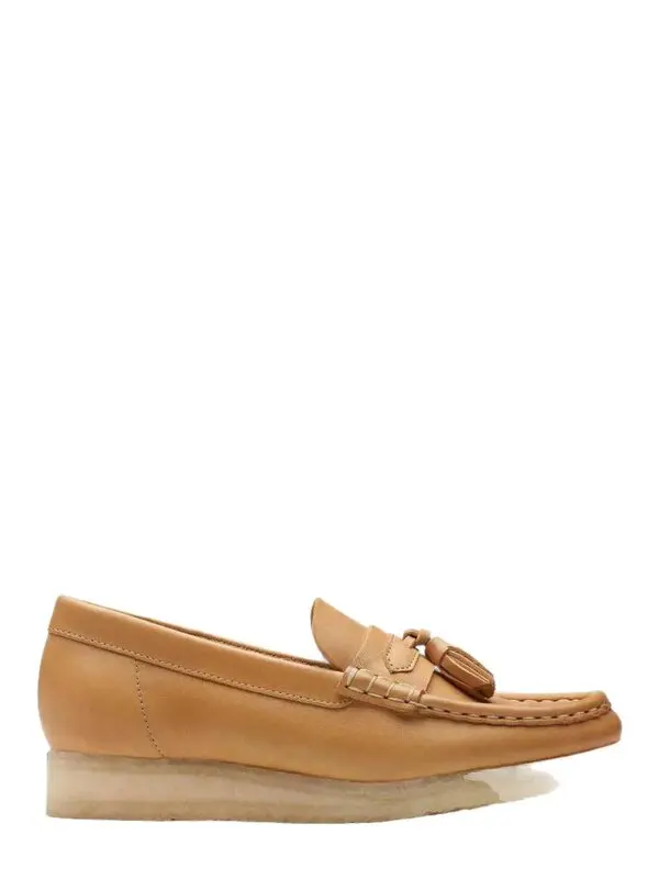 Clarks Wallabee Tassel-detail Leather Loafers - Brown