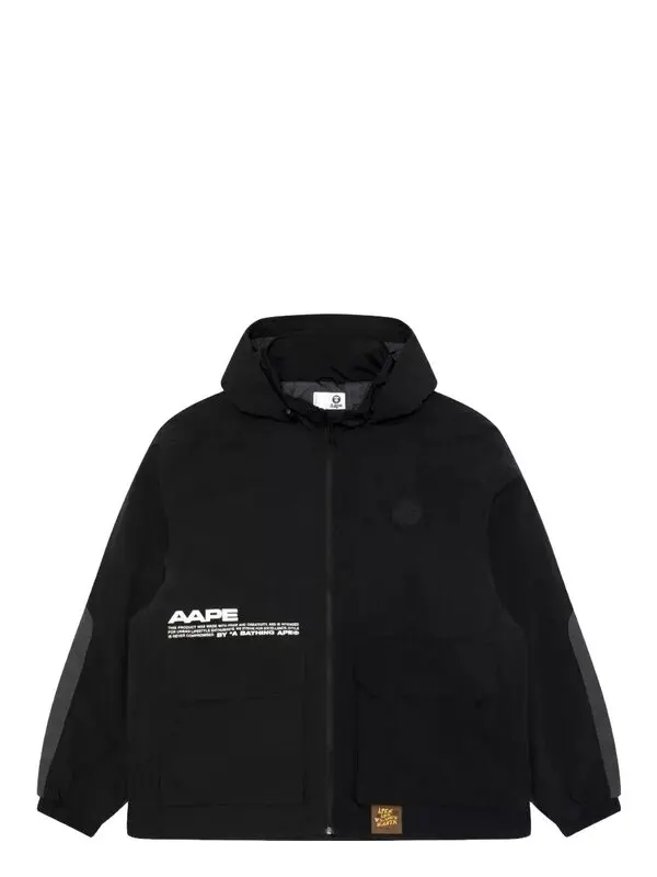 AAPE BY *A BATHING APE Moonface Hooded Jacket - Black