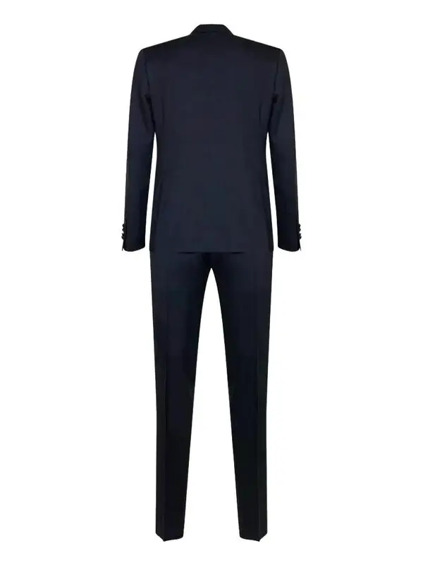LARDINI Single-breasted Peak-lapel Suit - Blue