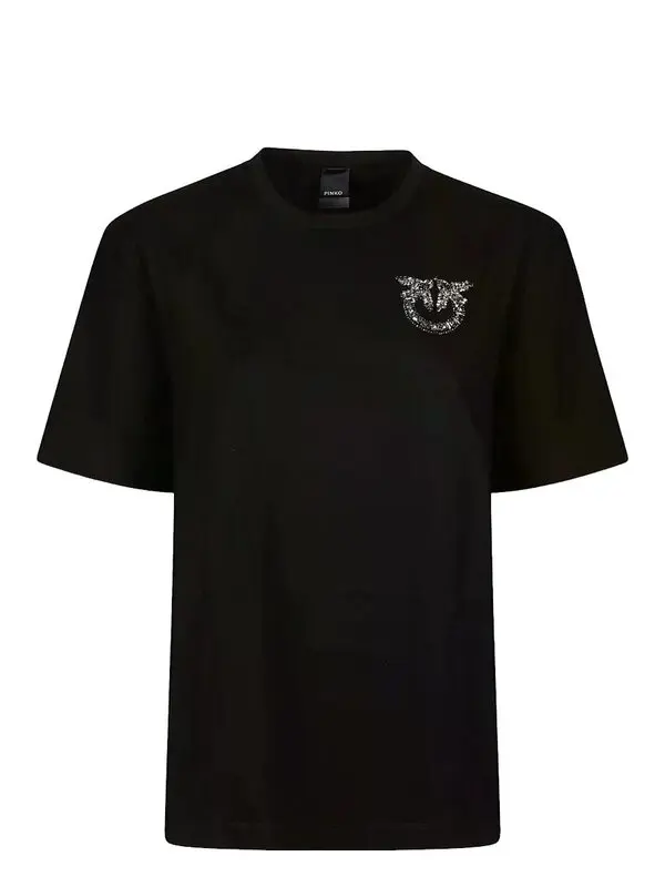 Pinko Love Birds T-shirt - Black