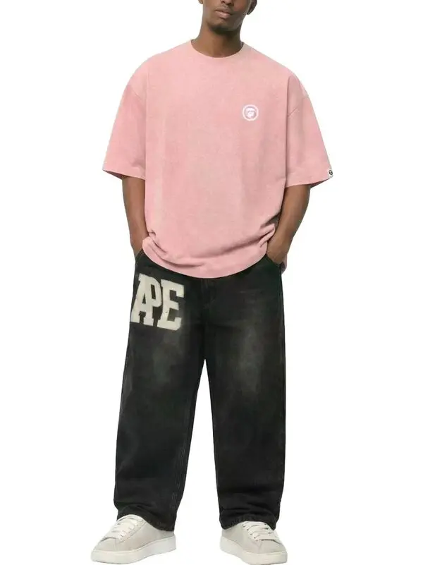 AAPE BY *A BATHING APE Sport Logo Jeans - Black