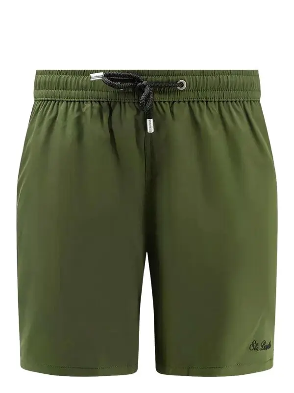 MC2 SAINT BARTH Comfort Drawstring Swim Shorts - Green