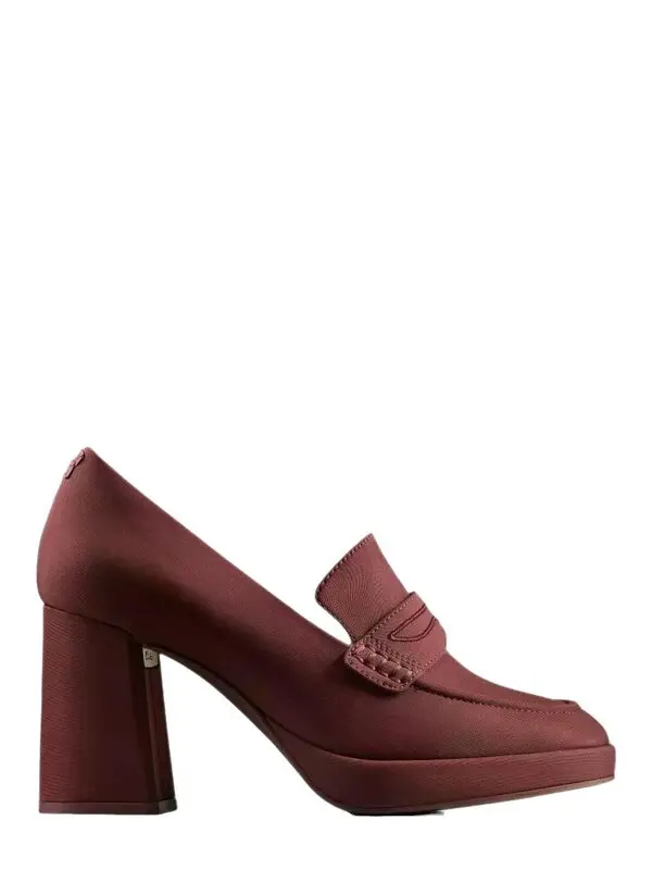 Clarks Martine Rose Block-heel Loafers - Red