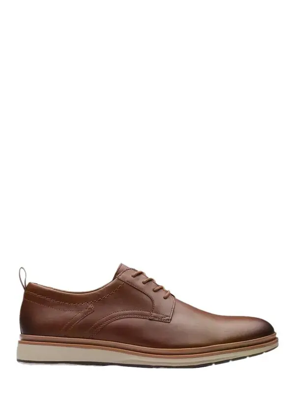 Clarks Chantry Lo Leather Lace-up Derby Shoes - Brown