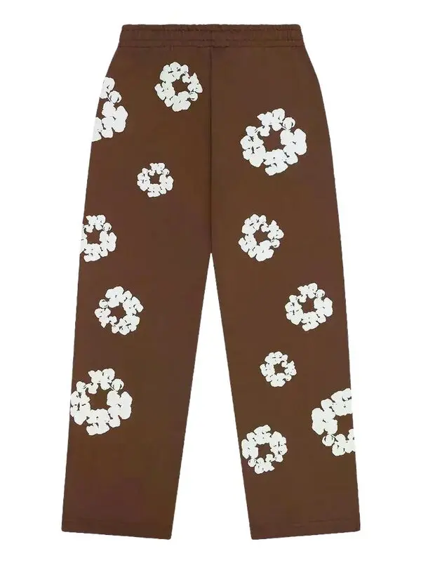 DENIM TEARS Cotton Wreath Track Pants - Brown