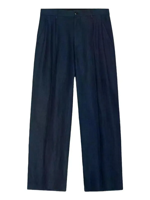 Nn07 Justin Pleated Trousers - Blue