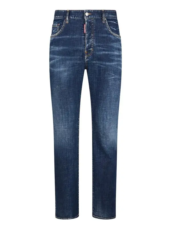 Dsquared2 Dark Pressed Wash 642 Jeans - Blue