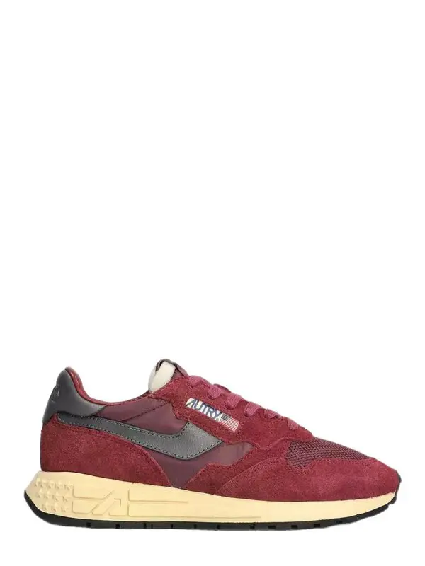 AUTRY Reelwind Low Suede Sneakers - Red