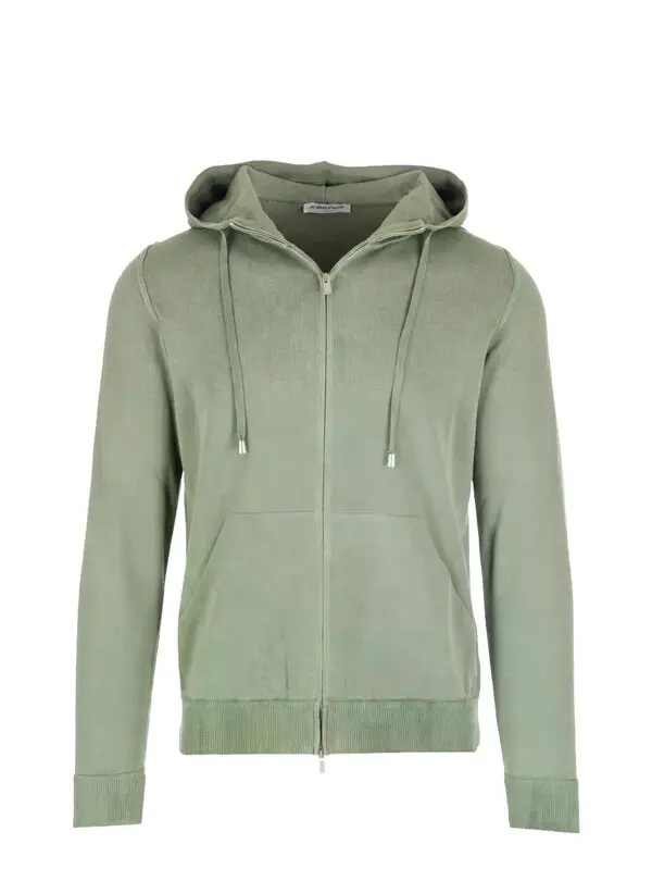 AL DUCA D’AOSTA 1902 Zip-up Hoodie - Green