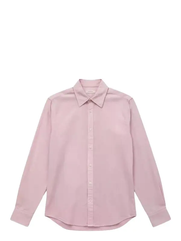 CELLAR DOOR Long-sleeve Button-down Shirt - Pink