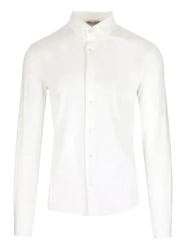 AL DUCA D’AOSTA 1902 Long-sleeve Cotton Shirt - White