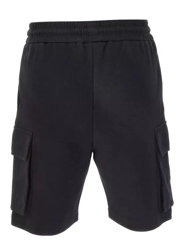 DIKTAT Drawstring Cargo Shorts - Black