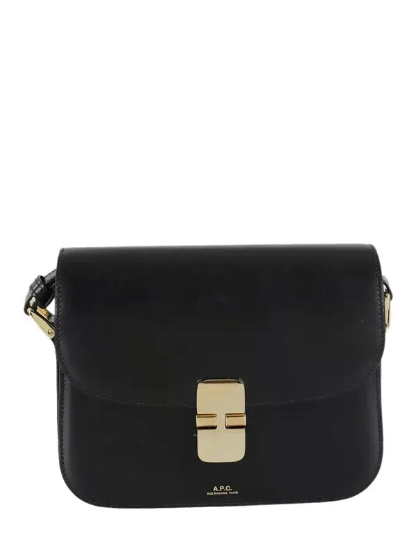 A.p.c. Grace Small Shoulder Bag - Black